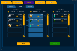 AstraX: A retro space exploration simulation game.